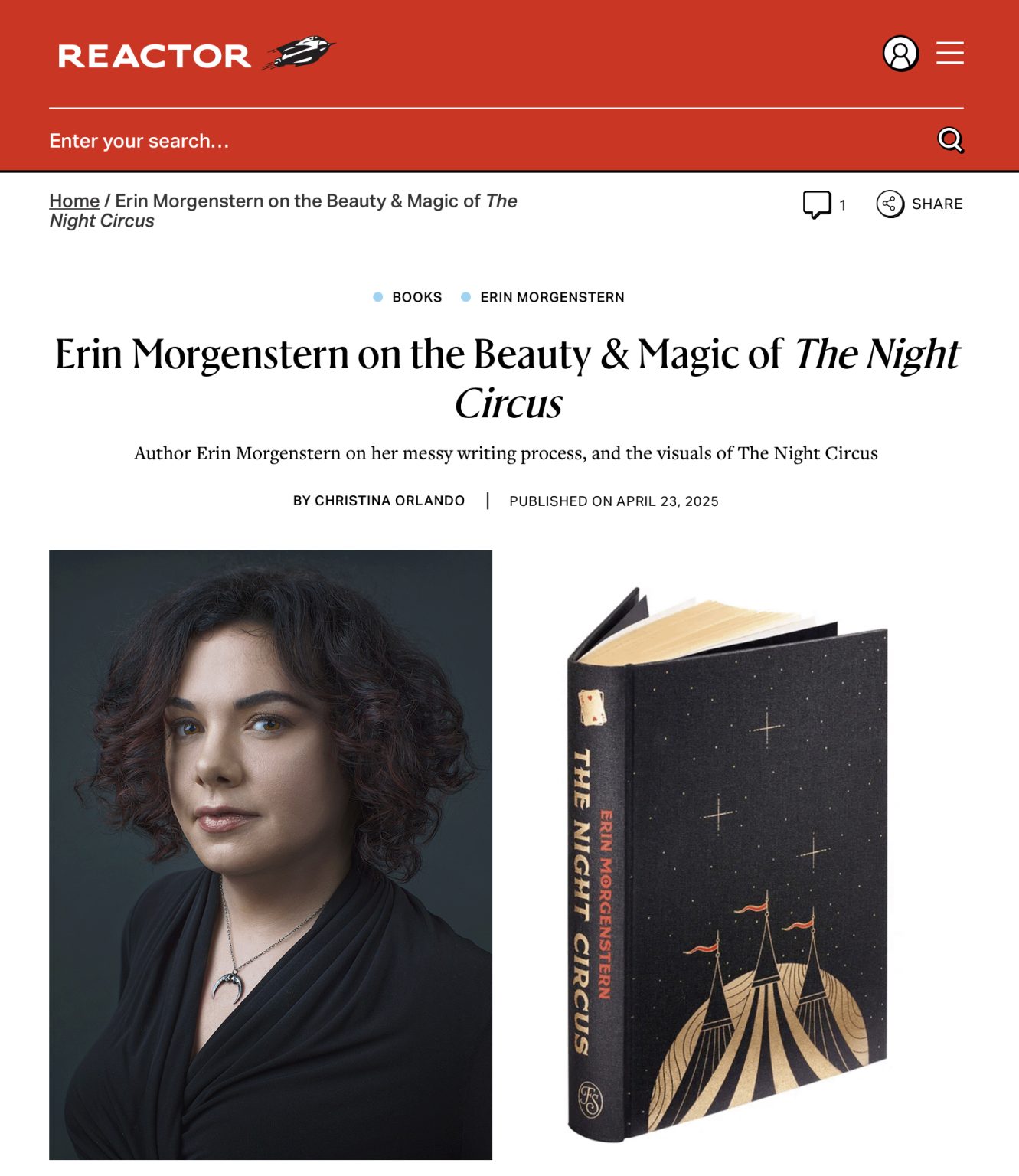 night circus – erin morgenstern